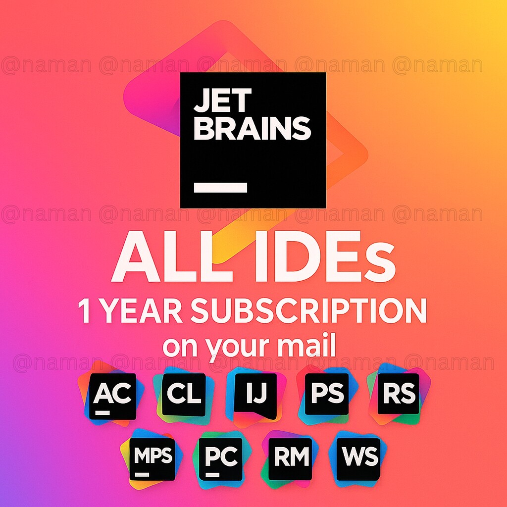 Jetbrains All IDEs - 1 Year Subscription ₹999 - Retailers & Direct ...