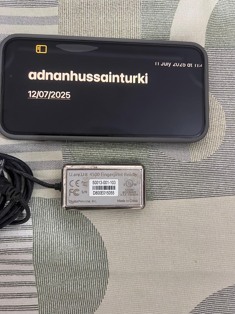 DigitalPersona U are U 4500 Fingerprint Reader (5 pieces) and Logitech ...