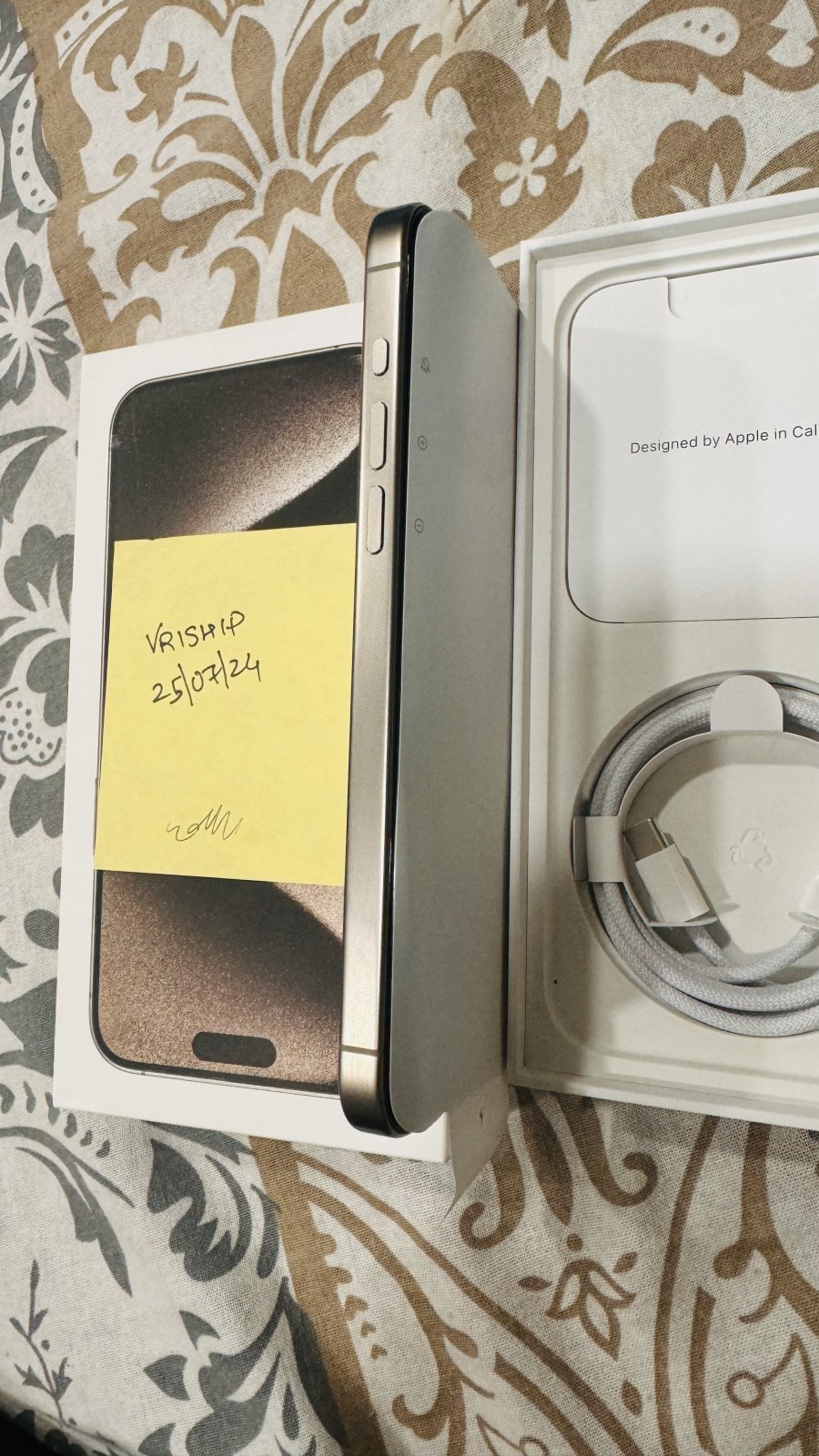 iPhone 15 Pro Max 256GB Natural Titanium - unactivated device - Closed ...