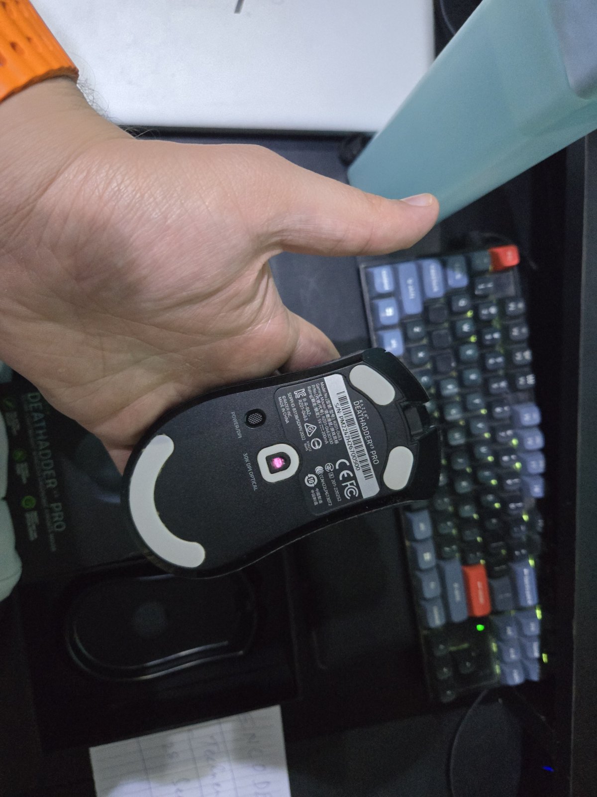 Razer DeathAdder V3 Pro Wireless Gaming Mouse w/ Xraypad Geckos V2 ...