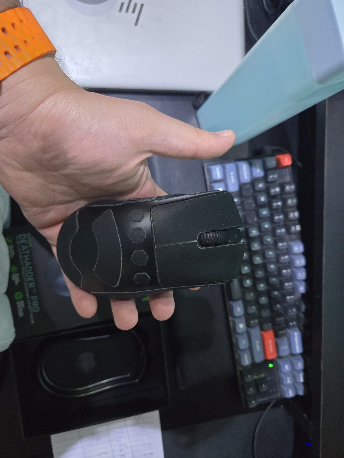 Razer DeathAdder V3 Pro Wireless Gaming Mouse w/ Xraypad Geckos V2 ...