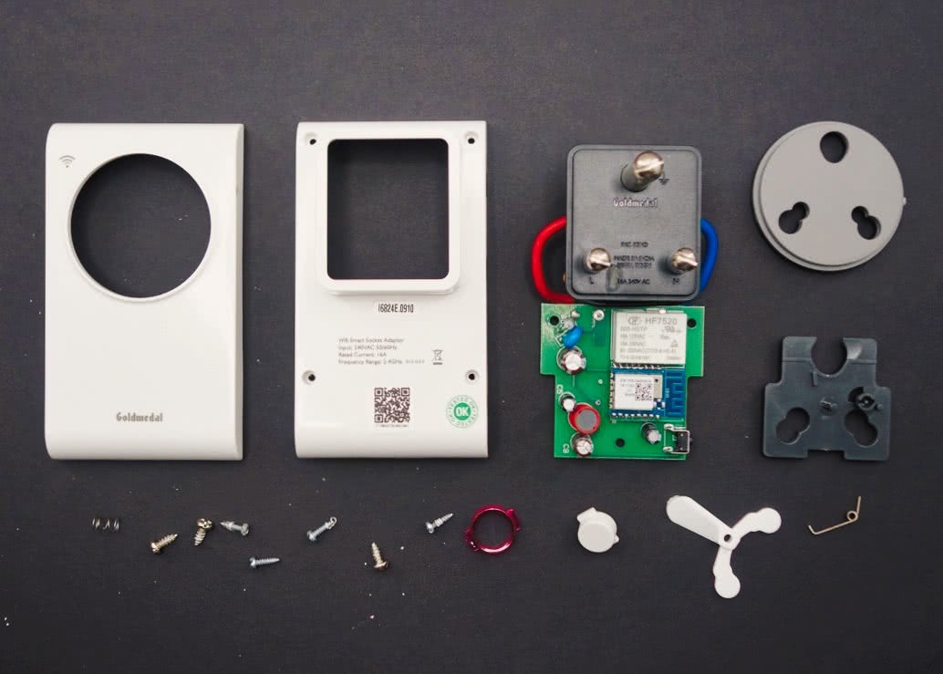 Teardown and modification of Goldmedal's 16A Wi-Fi Smart Socket for Tasmota - Reviews and Guides ...