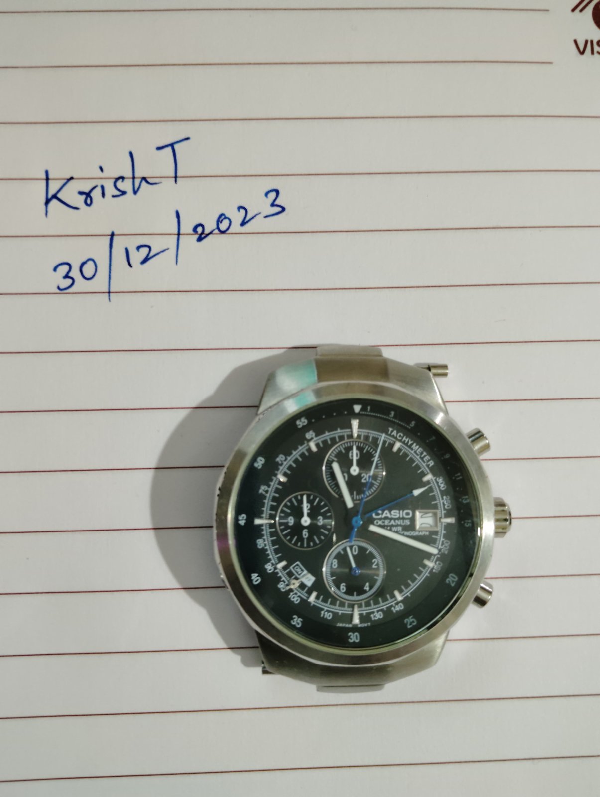 Casio Oceanus 2714 OC-500 (UNUSED) - Closed Market Listings - TechEnclave